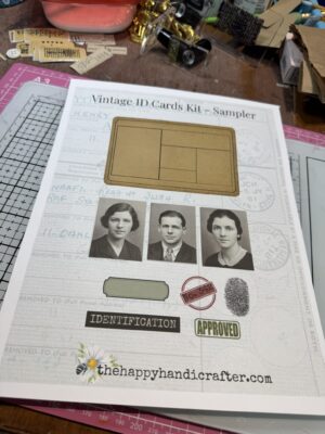 Vintage ID Cards Kit Sampler - Crafting an Identity - TheHappyHandicrafter